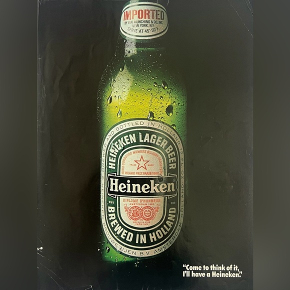 Vintage | Wall Decor | Heineken Vintage Magazine Advertisement | Poshmark